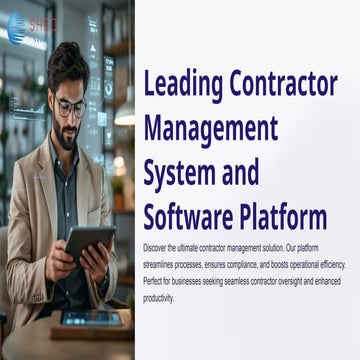 Leading Contractor Management System and Software Platform | PPT