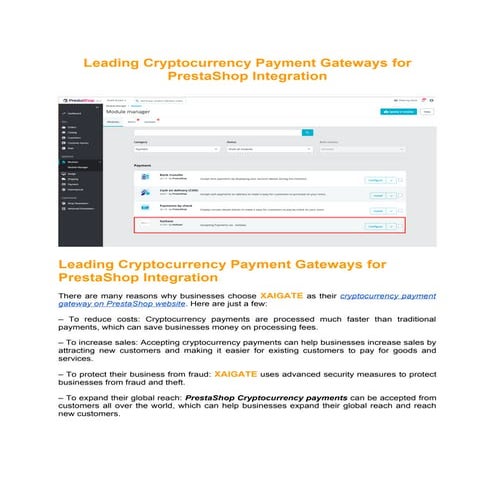 OpenCart Bitcoin Payment Gateway in 2025 | DOCX