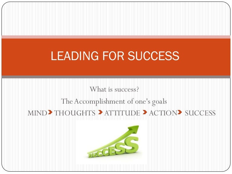 Leading for success
