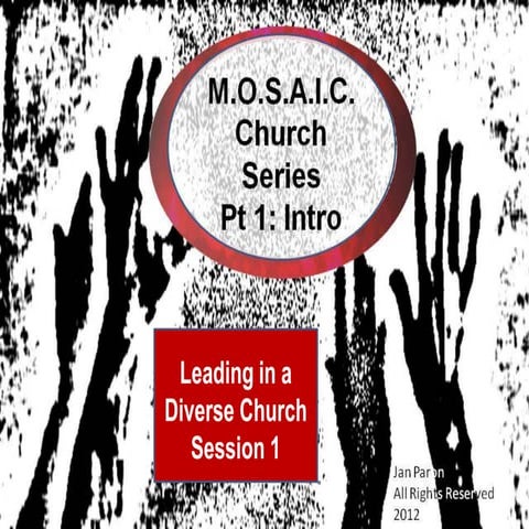 Leading in a Diverse Church--Lesson 1: Framework for Unity (w/Student ...