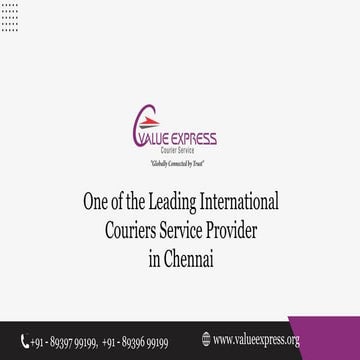 Leading International Courier Service Provider in Chennai.pptx