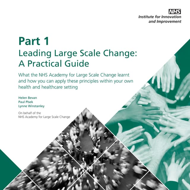Leading large scale change part 1 | PDF