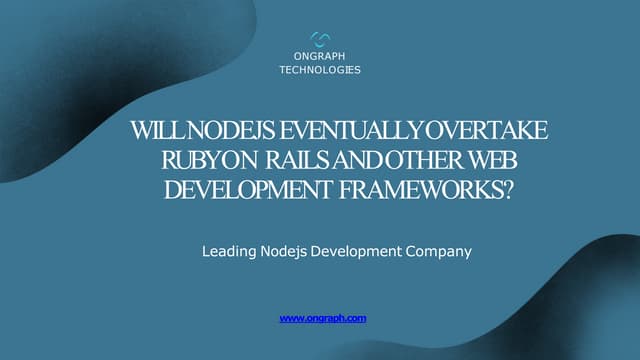 Leading nodejs development company in USA | PPT Leading nodejs development company in USA | PPT