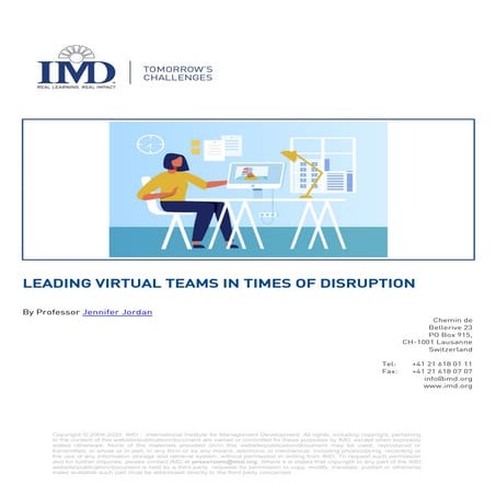 Leading virtual teams in times of disruption | PDF | Desktop Publishing ...