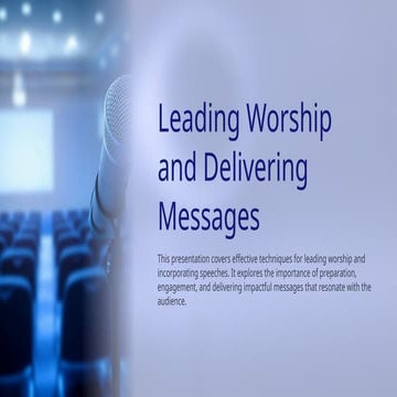 Leading Worship and Delivering ab___.pptx