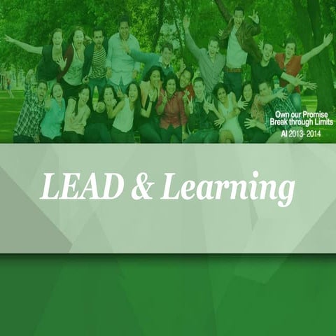 LEAD & Learning | PDF