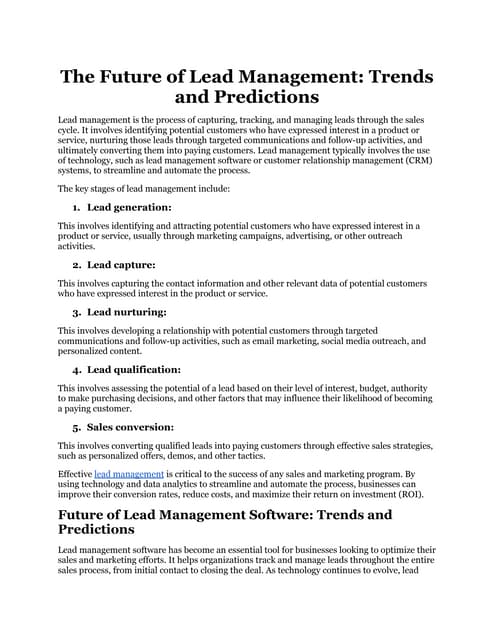 Lead Management Tool _ OutReachly by 500apps.pdf | Sales | Business