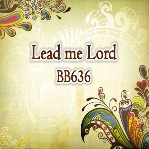 Lead me Lord | PPTX