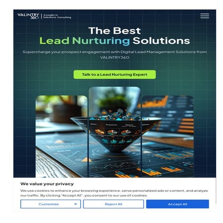 Lead Nurturing Strategy-VALiNTRY360 | PDF