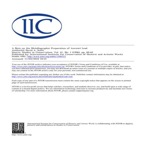 Lead paper | PDF | Chemistry | Science