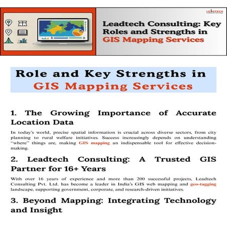 Leadtech Consulting: Advanced GIS Mapping Services for Impact | PDF