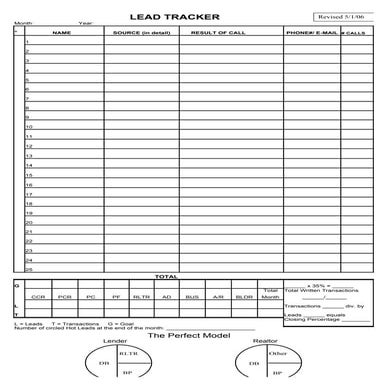 Lead tracker | XLS