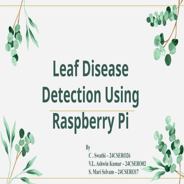 Leaf Disease Detection using Raspberry Pi.pptx