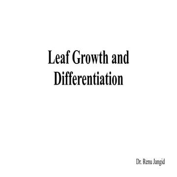 Leaf Initiation, Growth and Differentiation.pdf
