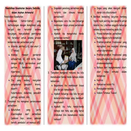Leaflat pendidikan kesehatan individu | DOCX