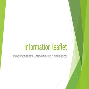 Leaflet | PPTX