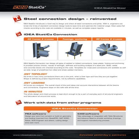 IDEA StatiCa steel connections | PDF