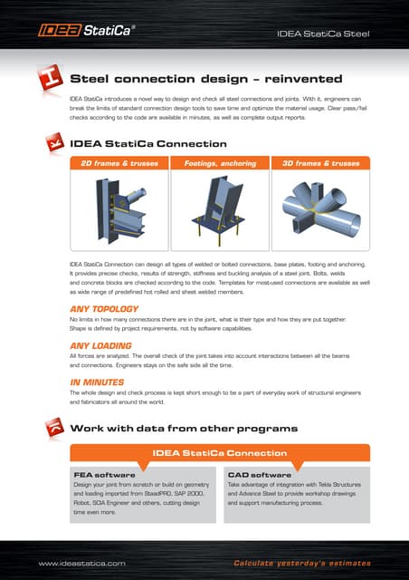 IDEA StatiCa steel connections | PDF