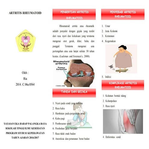 Leaflet Artritis Rheumatoid Docx