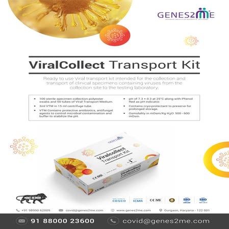 ViralCollect Transport Kit for COVID19 | PDF