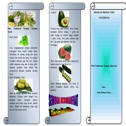 Leaflet hipertensi akper3 | PPT