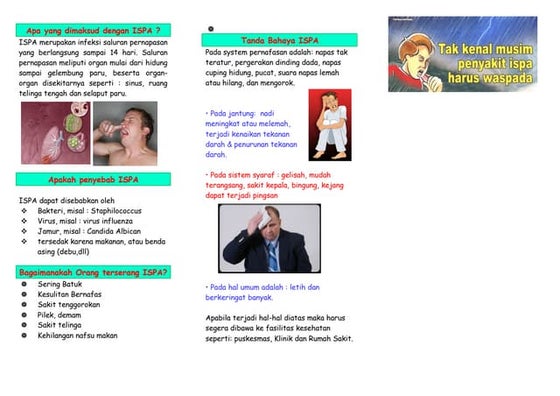 PPT ISPA infeksi saluran pernafasan atas | PPTX