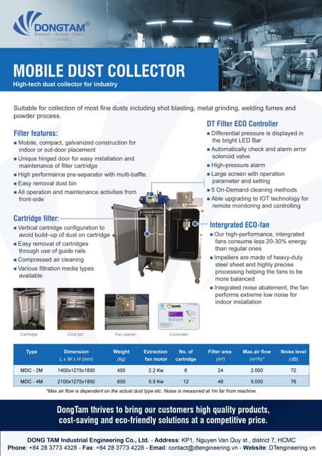 Leaflet mobile dust collector | PDF Leaflet mobile dust collector | PDF