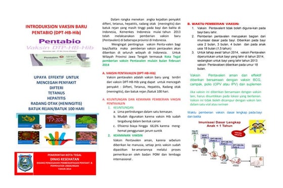 Leaflet ph & imunisasi | PPT
