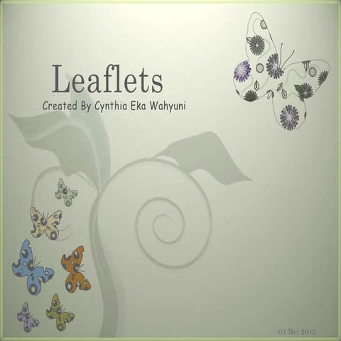 Leaflet Writing presentation | PPT