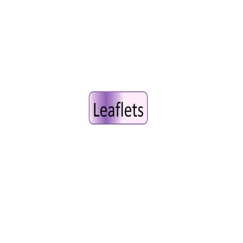 Leaflet, pamphlet and booklet | PPTX