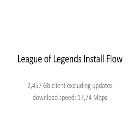 League of legends install flow v1 | PPT