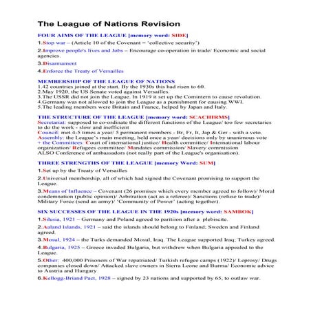 The League of Nations | PPT