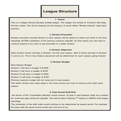 League structure | PDF