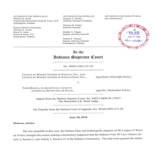 League v Rokita | PDF