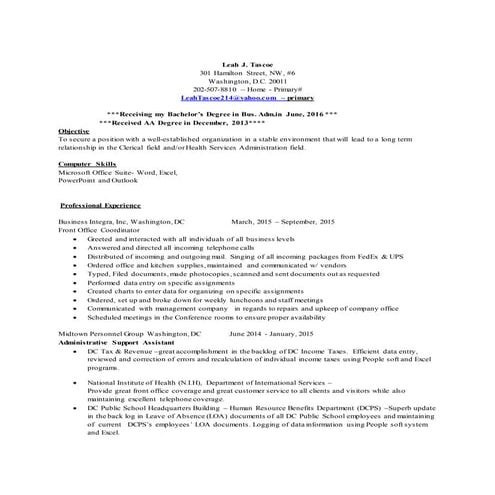 Heidi's Resume | DOCX
