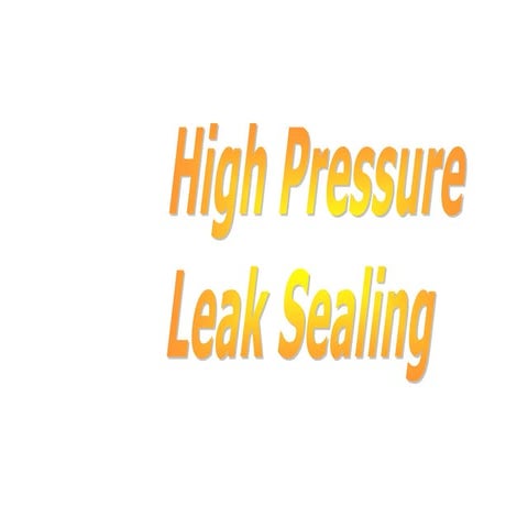 Online Leak Sealing presentation 3.ppsx