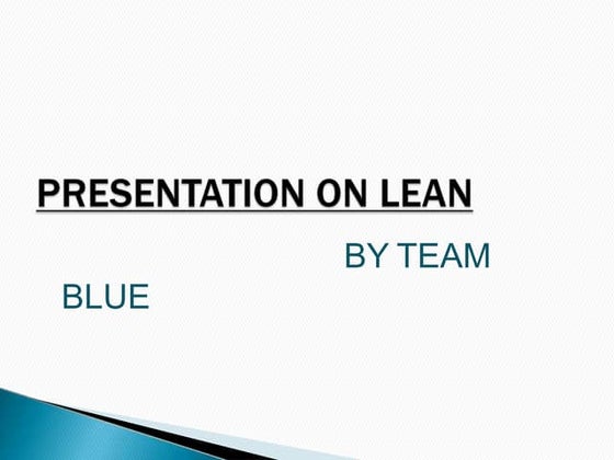 The 5 Lean principles | PPT