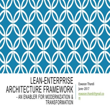 EA Framework - Lean | PPT