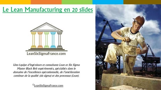 Lean Six Sigma Belgium & France presentations