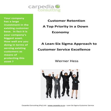 The Role of Lean Six Sigma in Contact Centers | PPT