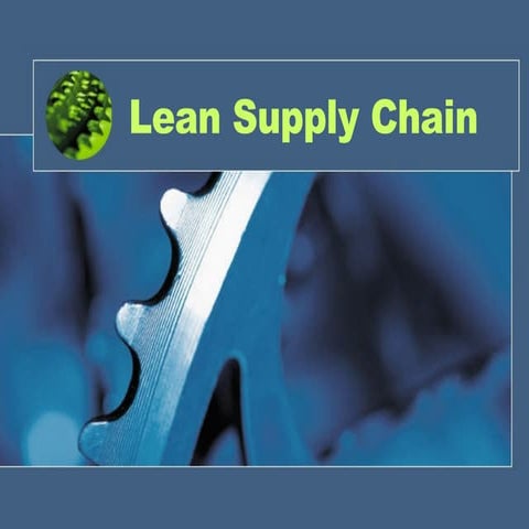 Lean Supply Chain | PPT