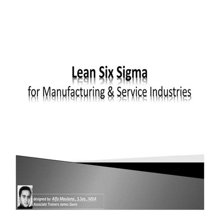 Lean 6 sigma manufacturing 1 | PDF