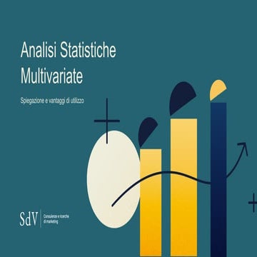 Analisi Statistiche Multivariate Ppt