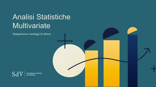 Analisi Statistiche Multivariate Ppt