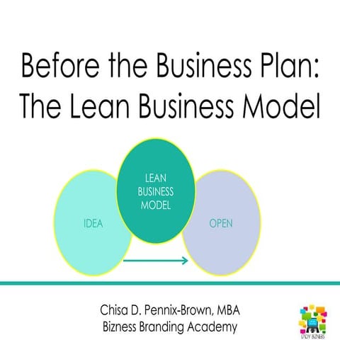 Lean Business Model Canvas | PPTX