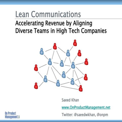 Lean Communication - Product Camp Silicon Valley 2014 | PDF