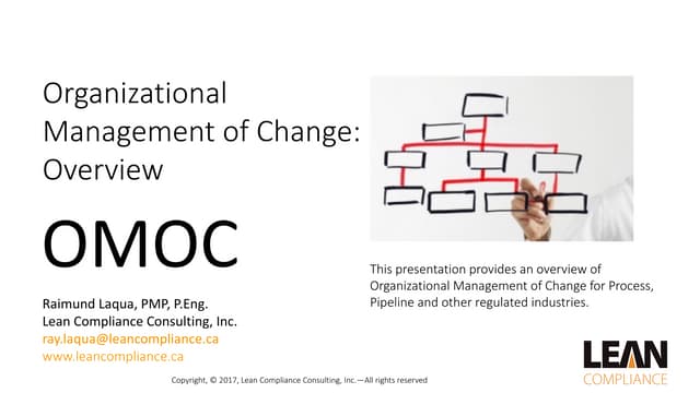Management of Change (MOC) Concepts | PDF