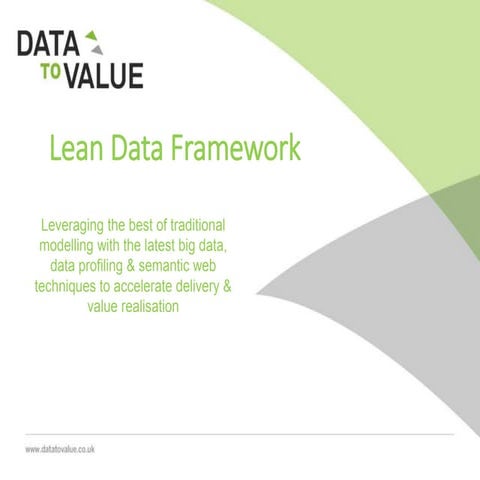 Lean data framework | PPTX