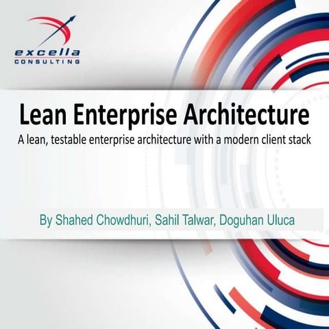 Lean Enterprise Architecture | PPT