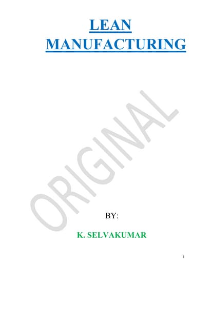 Lean Management Applied By Nike Pdf